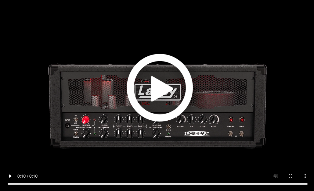 IRONHEART BCC-IRT60H All tube 3-channel guitar head - 60W with Reverb ...